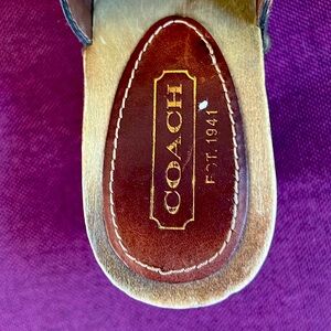 Coach | Shoes | Coach Authentic Vintage 7s Heeled Clogsin Good ...